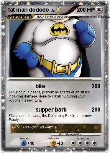 Pokémon fat man dododo - bite - My Pokemon Card