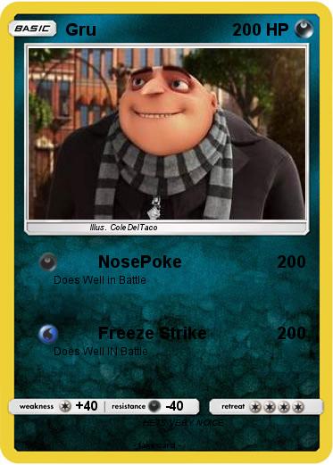 Pokémon Gru 170 170 - NosePoke - My Pokemon Card