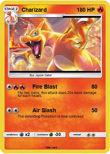 Pokémon Charizard 12355 12355 - Fire Blast - My Pokemon Card