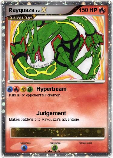 Pokémon Rayquaza 1560 1560 - Hyperbeam - My Pokemon Card