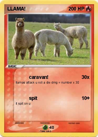 Pokémon LLAMA 211 211 - caravan! - My Pokemon Card