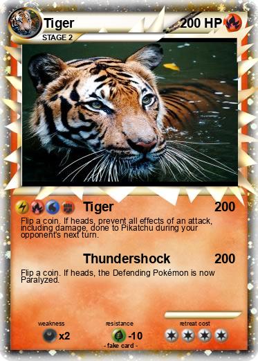 Pokémon Tiger 1298 1298 - Tiger - My Pokemon Card