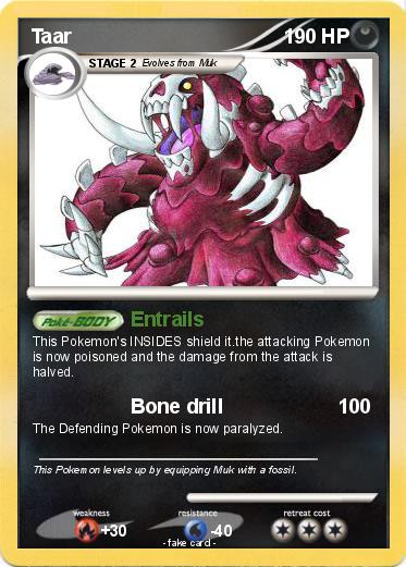 Pokémon Taar - Entrails - My Pokemon Card