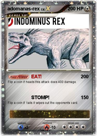 Pokémon adomanas rex - EAT! - My Pokemon Card