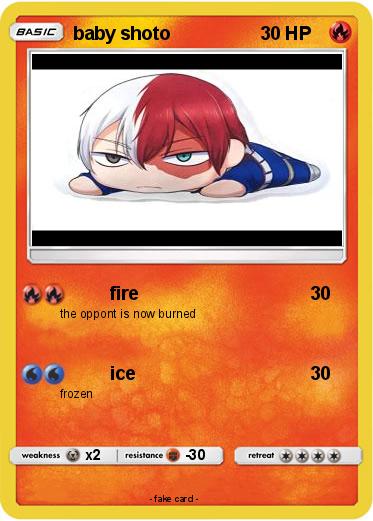 Pokémon baby shoto 1 1 - fire - My Pokemon Card