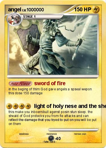 Pokémon angel 159 159 - sword of fire - My Pokemon Card