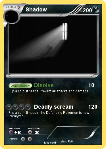 Pokémon Shadow 13188 13188 - Disolve - My Pokemon Card