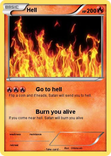 Pokémon Hell 523 523 - Go to hell - My Pokemon Card