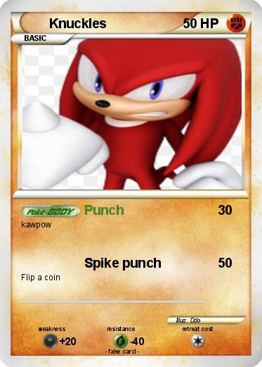 Pokémon Knuckles 669 669 - Punch - My Pokemon Card