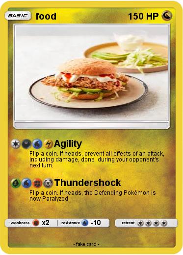 Pokémon food 201 201 - Agility - My Pokemon Card