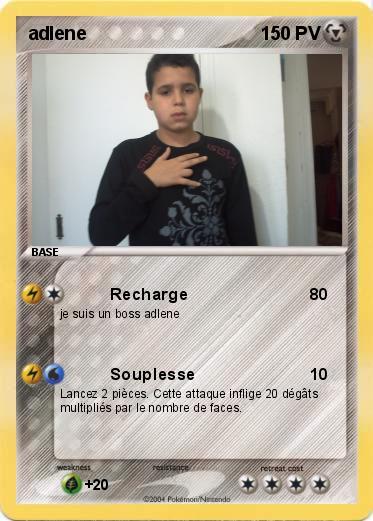 Pokémon adlene - Recharge - Ma carte Pokémon