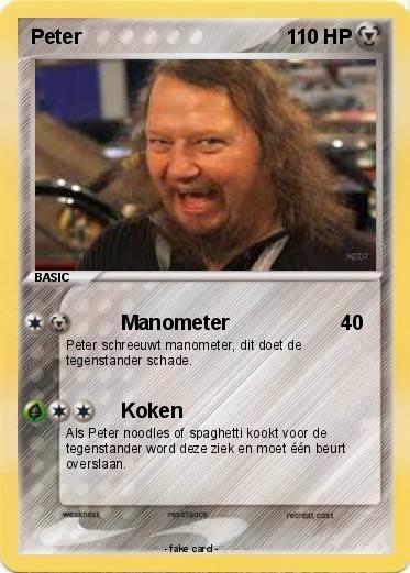 Pokémon Peter 1029 1029 - Manometer - My Pokemon Card