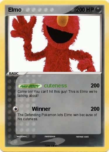 Pokémon Elmo 638 638 - cuteness - My Pokemon Card