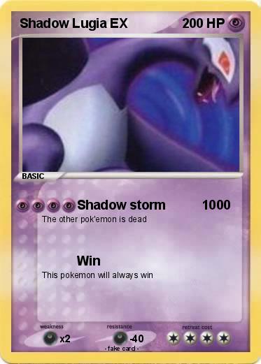 Pokémon Shadow Lugia EX 84 84 - Shadow storm 1000 - My Pokemon Card