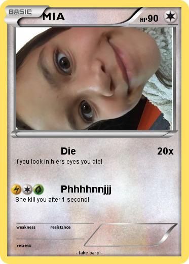 Pokémon MIA 279 279 - Die - My Pokemon Card