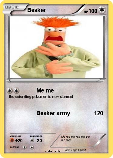 Pokémon Beaker 26 26 - Me me - My Pokemon Card