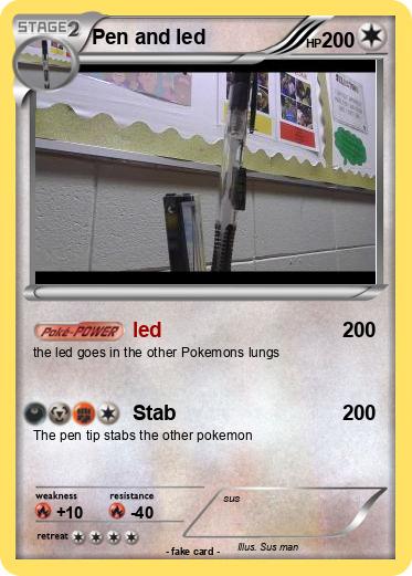 Pokémon Pen and led - led - My Pokemon Card