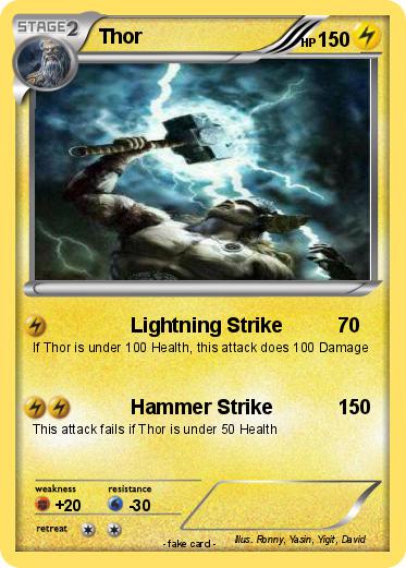 Pokémon Thor 766 766 - Lightning Strike - My Pokemon Card