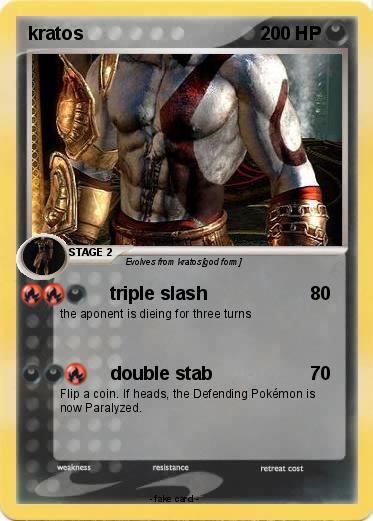 Pokémon kratos 203 203 - triple slash - My Pokemon Card