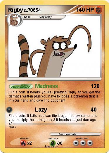 Pokémon Rigby 491 491 - Madness - My Pokemon Card