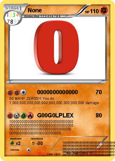 Pokémon None 20 20 - 0000000000000 - My Pokemon Card