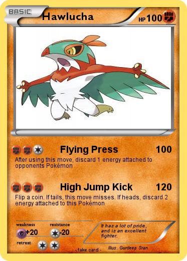 Pokémon Hawlucha 96 96 - Flying Press - My Pokemon Card