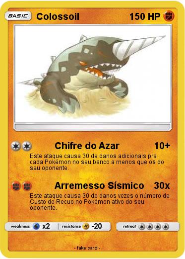 Pokémon Colossoil 8 8 - Chifre do Azar - My Pokemon Card