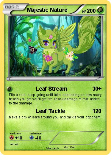 Pokémon Majestic Nature - Leaf Stream - My Pokemon Card