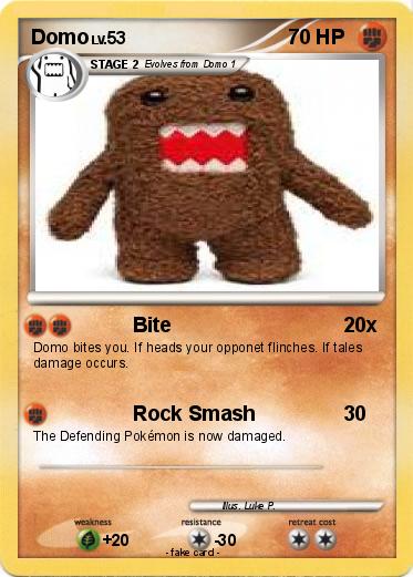 Pokémon Domo 671 671 - Bite - My Pokemon Card