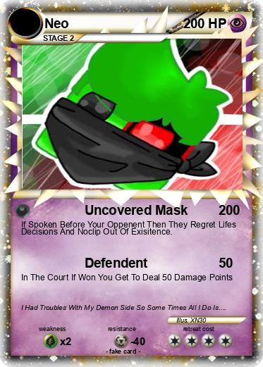 Pokémon Neo 612 612 - Uncovered Mask - My Pokemon Card