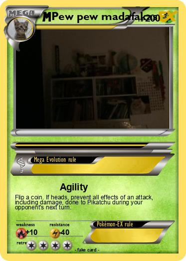 Pokémon Pew pew madafakas 1 1 - Agility - My Pokemon Card