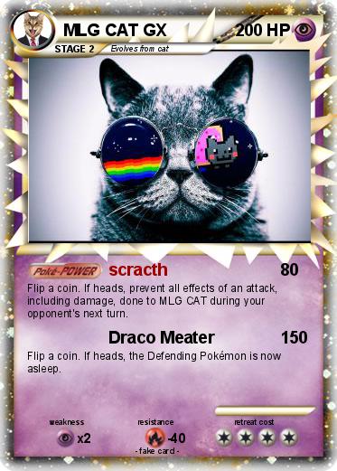 Pokémon MLG CAT GX - scracth - My Pokemon Card