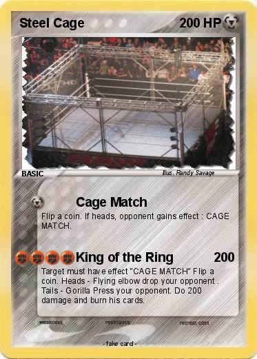 Pokémon Steel Cage 1 1 - Cage Match - My Pokemon Card