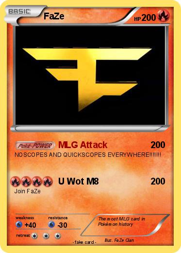 Pokémon FaZe 237 237 - MLG Attack - My Pokemon Card