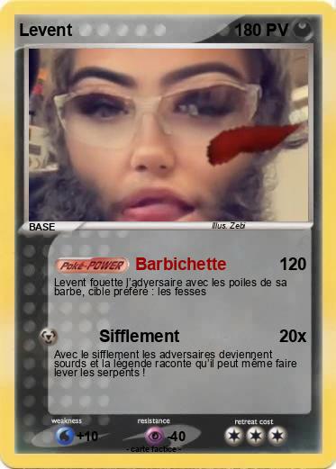 Pokémon Levent - Barbichette - Ma carte Pokémon