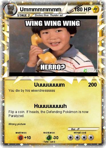 Pokémon Ummmmmmmm - Uuuuuuuum - My Pokemon Card