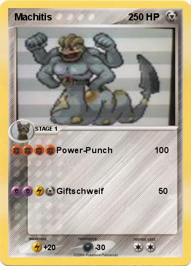 Pokémon Machitis 2 2 - Power-Punch 100 - My Pokemon Card