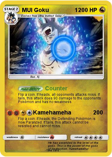 Pokémon MUI Goku 1 1 1 - Counter - My Pokemon Card