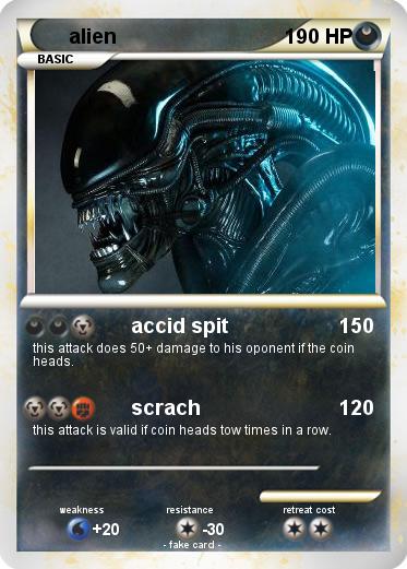 Pokémon alien 1478 1478 - accid spit - My Pokemon Card