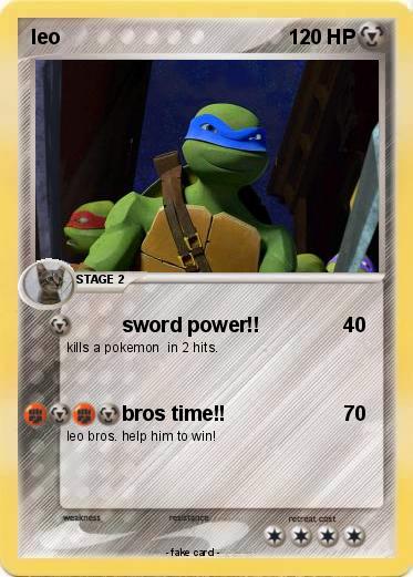 Pokémon leo 572 572 - sword power!! - My Pokemon Card