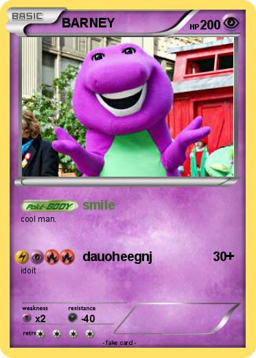 Pokémon BARNEY 686 686 - smile - My Pokemon Card