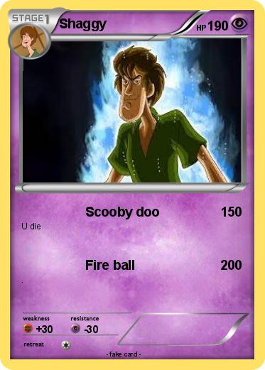 Pokémon Shaggy 338 338 - Scooby doo - My Pokemon Card