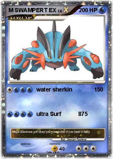 Pokémon M SWAMPERT EX 15 15 - water sherkin - My Pokemon Card