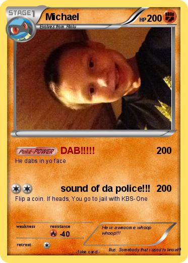 Pokémon Michael 3311 3311 - DAB!!!!! - My Pokemon Card