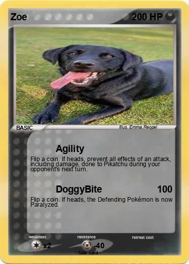 Pokémon Zoe 327 327 - Agility - My Pokemon Card