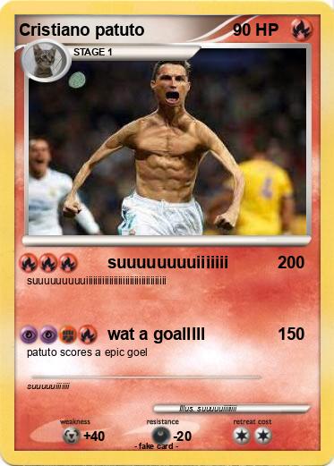 Pokémon Cristiano patuto - suuuuuuuuiiiiiii - My Pokemon Card