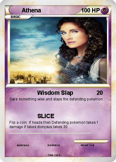 Pokémon Athena 153 153 - Wisdom Slap - My Pokemon Card