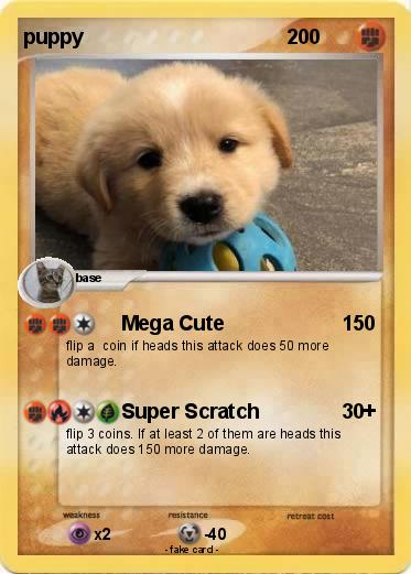 Pokémon puppy 1209 1209 - Mega Cute - My Pokemon Card