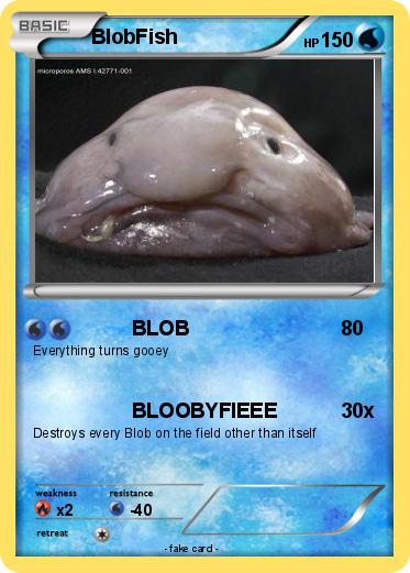 Pokémon BlobFish 299 299 - BLOB - My Pokemon Card