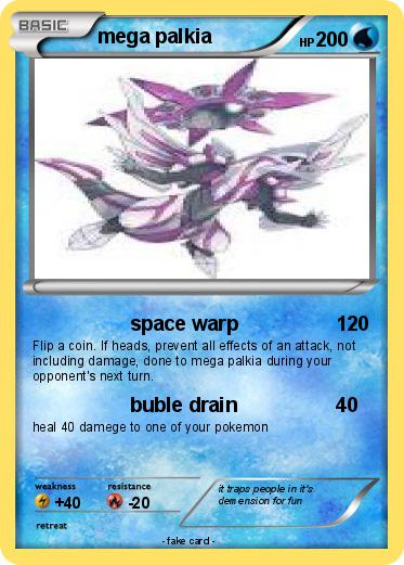 Pokémon mega palkia 57 57 - space warp - My Pokemon Card